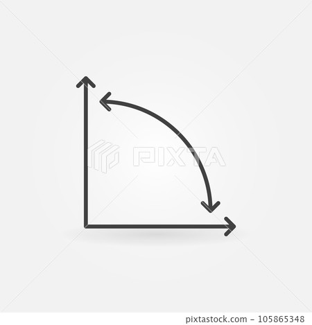 Right Angle vector thin line 90 Degrees concept... - Stock Illustration ...