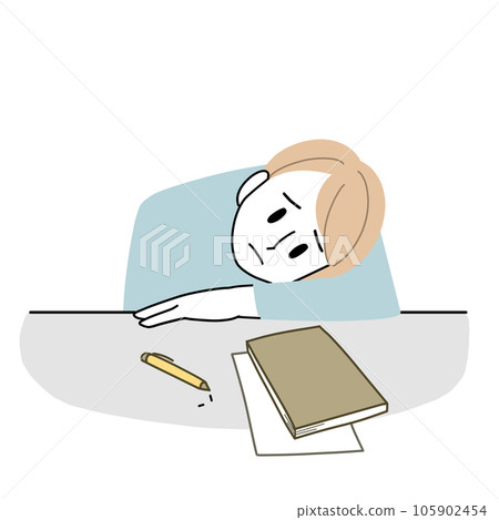 Unwilling woman - Stock Illustration [105902454] - PIXTA