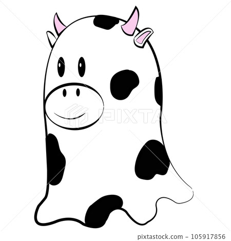 Cow Ghost - Stock Illustration [105917856] - PIXTA