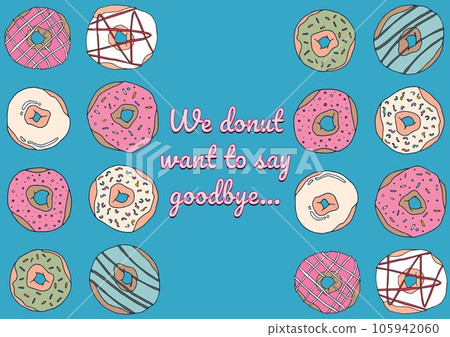 Illustration of we donut want to say goodbye... - Stock Illustration ...