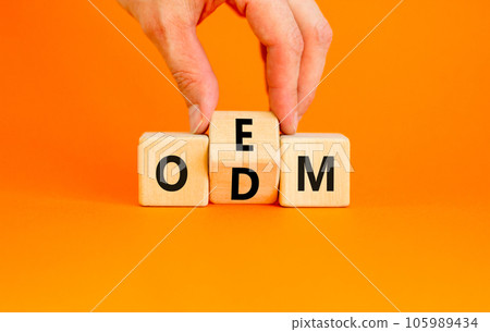 OEM or ODM symbol. Concept word OEM ODM... - Stock Photo [105989434 ...