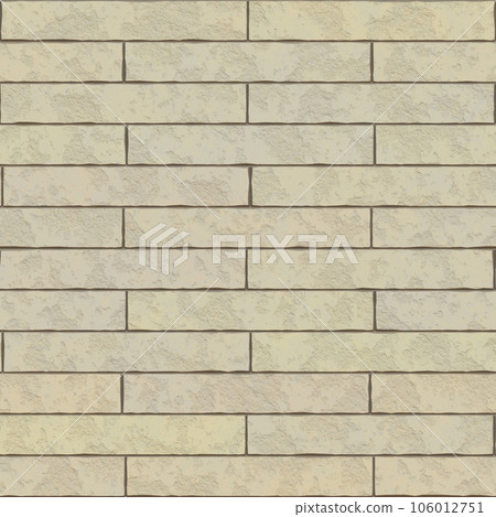 Seamless background of beige bricks. Seamless... - Stock Illustration ...