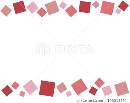 red square frame - Stock Illustration [106015331] - PIXTA