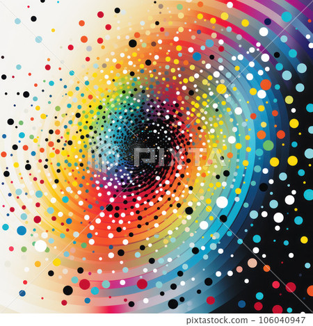 Colored pop art background-插圖素材 [106040947] - PIXTA圖庫