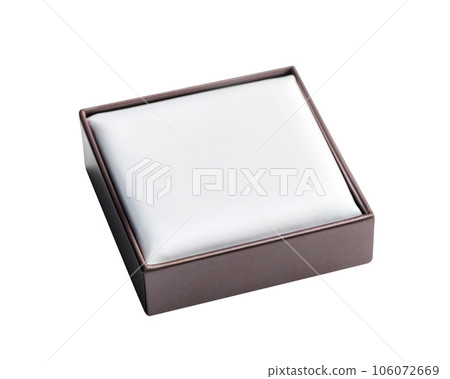 Open empty jewelry box mockup. Template for... - Stock Illustration ...