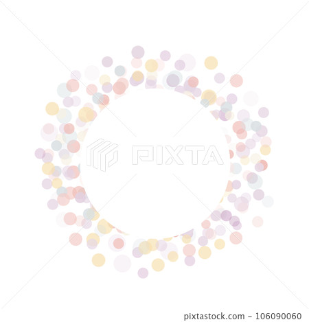 Vector background image of a round frame with... - Stock Illustration ...