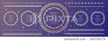 Romantic and gorgeous adult cute antique frame - Stock Illustration ...