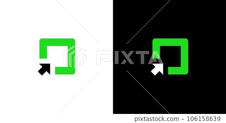 Unique and modern storage click logo design 4-插圖素材 [106158639] - PIXTA圖庫