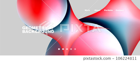 Round shapes and circles geometric abstract... - Stock Illustration ...