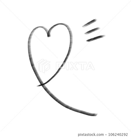 Hand-drawn style heart mark material - Stock Illustration [106240292 ...