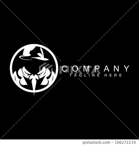 Detective Man Logo Design, Mafia Detective... - Stock Illustration ...