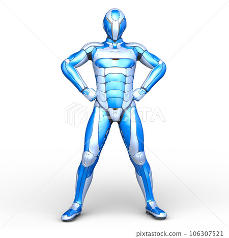 Cyber man - Stock Illustration [106307521] - PIXTA