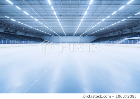 Ice skating rink AI-generated image AI image - Stock Illustration ...