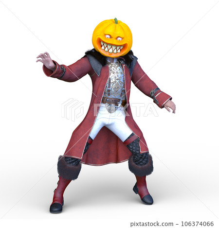 Pumpkin man - Stock Illustration [106374066] - PIXTA