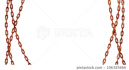 Chain abstract frame background material - Stock Illustration ...
