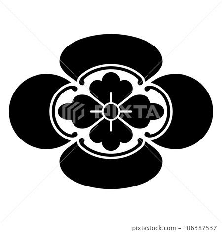 It's a family crest. It is called mokko. - Stock Illustration ...