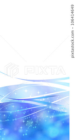 Sparkling blue streamline background material - Stock Illustration ...