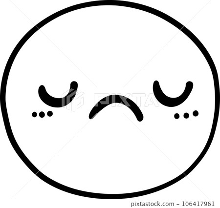 Cute Emoji Doodle: Kawaii Expression Faces... - Stock Illustration ...