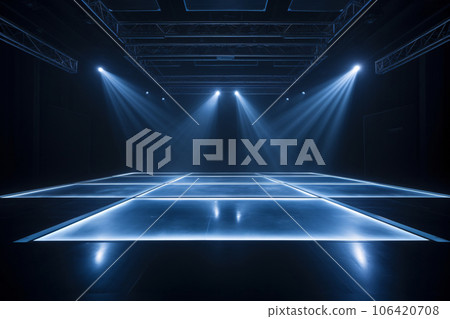 Contemporary dance stage light background with... - Stock Illustration ...