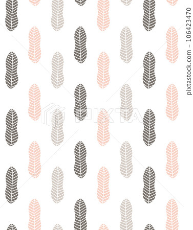 Scandinavian abstract seamless pattern - Stock Illustration [106423470 ...