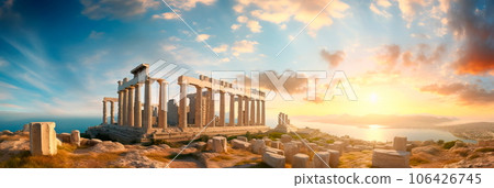 ancient civilizations such as Greek Generative AI-插圖素材 [106426745 ...