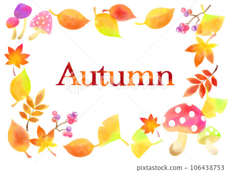 autumn title - Stock Illustration [106438753] - PIXTA