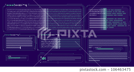 Infographic text vector elements for sci-fi... - Stock Illustration ...