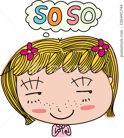soso Emotion face anime - Stock Illustration [106495744] - PIXTA