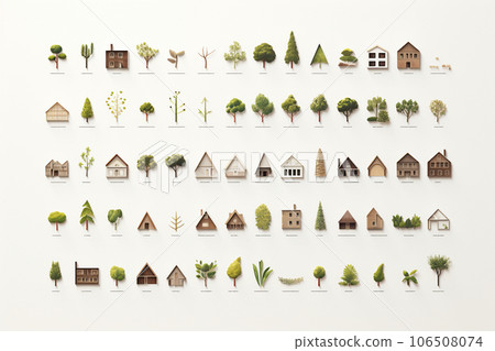 Residential (urban planning) chart - Stock Illustration [106508074] - PIXTA