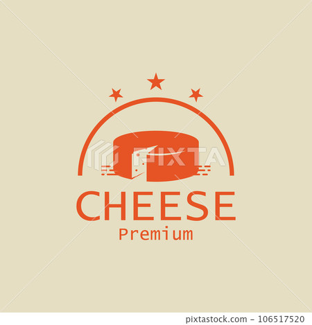 Cheese Logo Template with Vector Concept - Stock Illustration ...