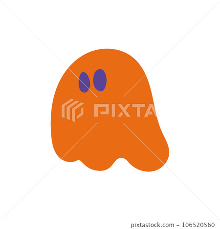 orange ghost - Stock Illustration [106520560] - PIXTA