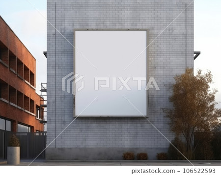 Blank Building Sign