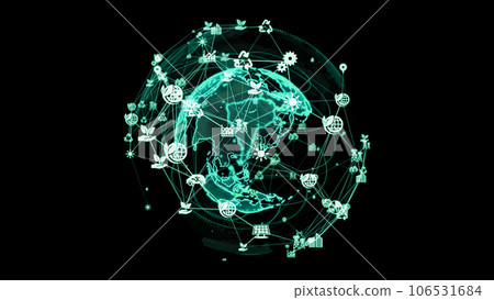global environment network - Stock Illustration [106531684] - PIXTA
