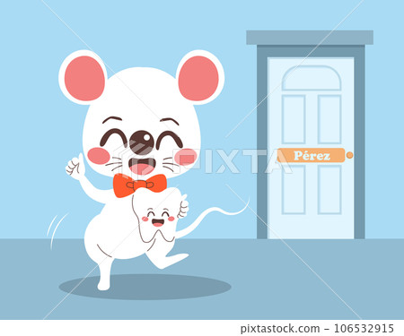 Tooth Fairy Mouse Ratoncito Perez - Stock Illustration [106532915] - PIXTA