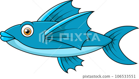 Flying Fish Cartoon