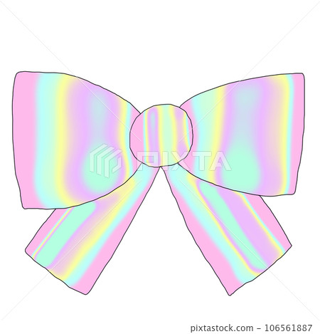 pink aurora ribbon - Stock Illustration [106561887] - PIXTA