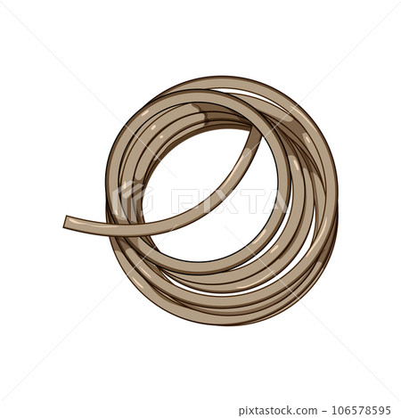 pipe garden hose cartoon vector illustration - Stock Illustration ...