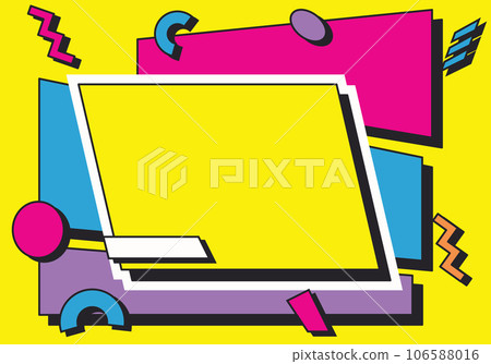 Abstract background in a 90s aesthetic. Vector... - Stock Illustration ...