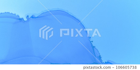 Blue Pastel Flow Water. Contemporary Wave-插圖素材 [106605738] - PIXTA圖庫