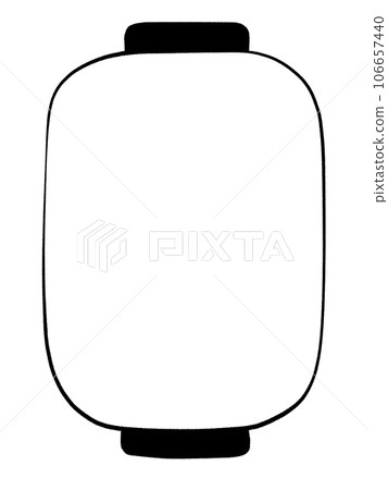 動漫繪畫（黑白）燈籠插畫-插圖素材 [106657440] - PIXTA圖庫