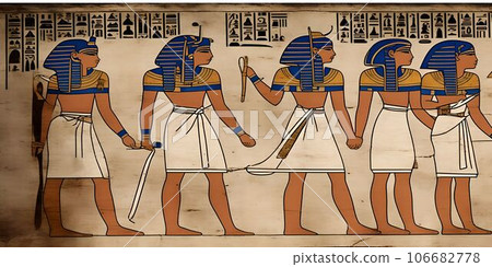 埃及壁畫插圖-插圖素材 [106682778] - PIXTA圖庫