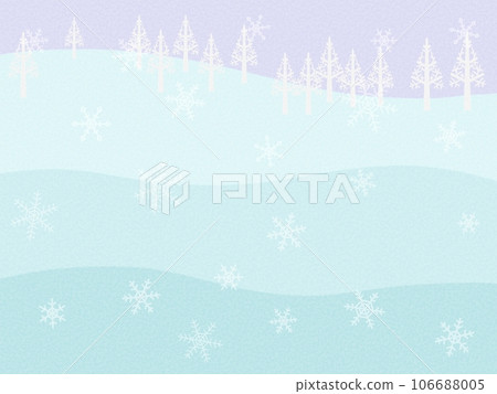 Snow background (drawing paper) - Stock Illustration [106688005] - PIXTA