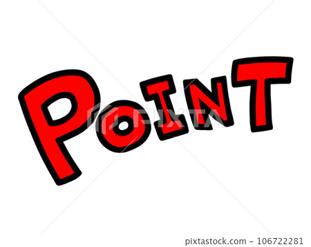 POINT Character illustration - Stock Illustration [106722281] - PIXTA