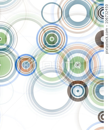 Illustration of an abstract seamless rings pattern - Stock Illustration ...