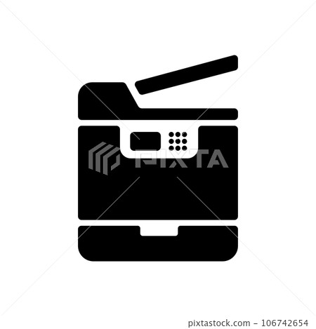 OA multifunction device/multiprinter vector... - Stock Illustration ...