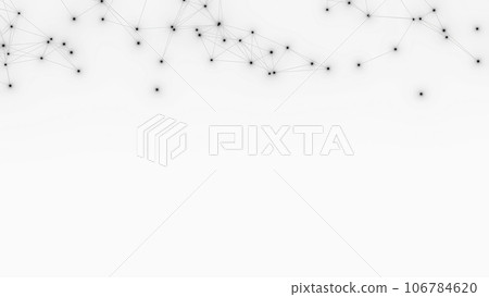 Abstract geometric white background. Plexus... - Stock Illustration ...