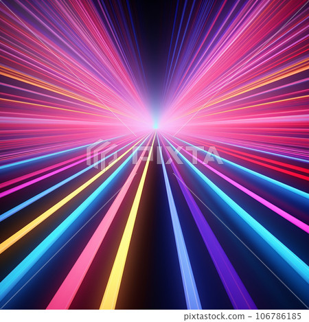 Abstract colorful background bright neon rays... - Stock Illustration ...