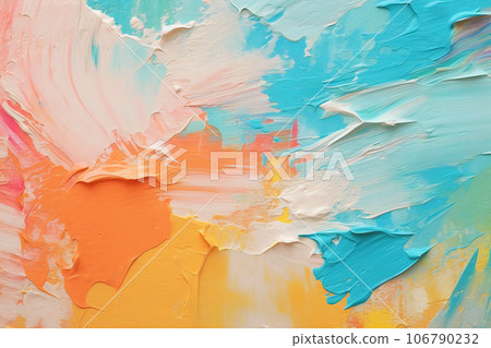 Colorful oil paint texture generated by AI - Stock Illustration ...