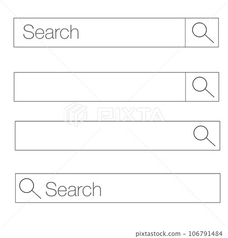 Search box icon - Stock Illustration [106791484] - PIXTA