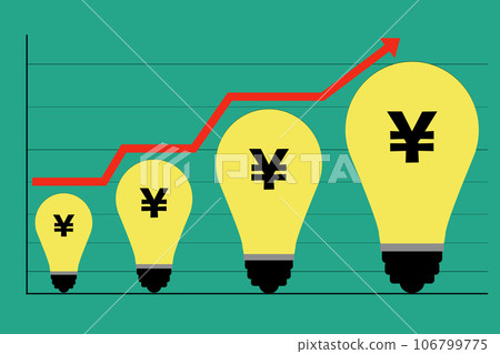 Rising electricity bill - Stock Illustration [106799775] - PIXTA